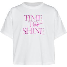 Nike Nsw Empower Shine T-Shirt Mädchen - weiß - Gr. 146/152 - Baumwolle