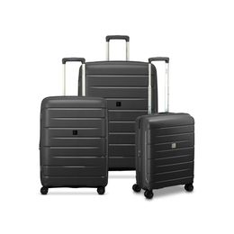 MODO by roncato Starlight 3.0 4 Rollen Kofferset 3-teilig mit Dehnfalte in black | Gr.: onesize