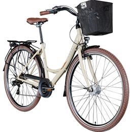 Z&uuml;ndapp Z&uuml;ndapp Z700 Damenfahrrad 28 Zoll Fahrrad f&uuml;r Damen und Herren ab 150 cm elfenbein 46 cm
