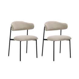 ByLiving Stuhl JERSEY, Breite 58 cm, taupe