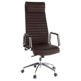 hjh OFFICE Luxus Chefsessel ASPERA 20 Leder mit Armlehnen