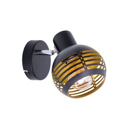 N&auml;ve n&auml;ve Spot "CASCO" in schwarz-gold - (L)23 cm x (B)12 cm x (H)14 cm | Gr.: onesize