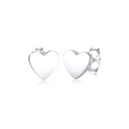 Elli Ohrringe 925 Sterling Silber Herz in Silber | Gr.: onesize