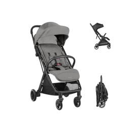 Kikkaboo Kinderwagen Buggy Lauren verstellbar faltbar Aluminiumrahmen bis 22 kg grau