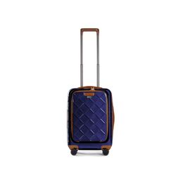 Stratic Leather & More 4 Rollen Kabinentrolley 55 cm Laptopfach in blue | Gr.: onesize