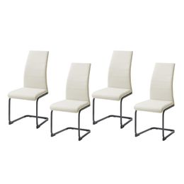 HTI-Living Schwingstuhl SallyP PU Beige