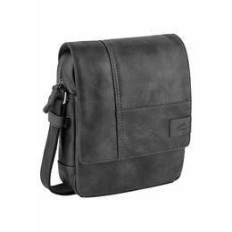 Camel Active LAOS Umhängetasche mit verstellbarem Schulterriemen in Schwarz | Gr.: onesize