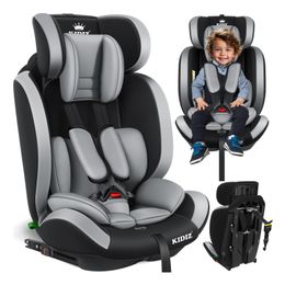 Kidiz&reg; Autokindersitz Premium Kinderautositz Gruppe 1+2+3, 9-36 kg 5-Punkt-Sicherheitsgurt, Autositz, Kindersitz, Einstellbare Kopfst&uuml;tze, Mitwachsende Sitzerh&ouml;hung 1-12 Jahre, Stabil und Sicher
