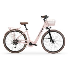 MBM Elektro-Citybike NEFELE 26 Zoll, rosa