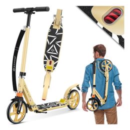 Kesser&reg; Cityroller Scooter 205mm R&auml;der PU Big Wheel - Pro-S Tretroller mit Doppel Federung, City-Roller Scooter klappbar und H&ouml;henverstellbar, Roller Kickscooter f&uuml;r Erwachsene und Kinder