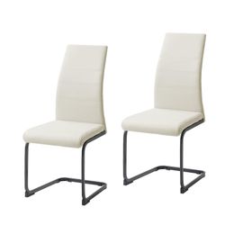 HTI-Living Schwingstuhl SallyP PU Beige