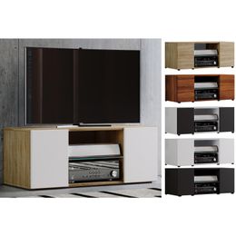 Vcm TV M&ouml;bel Lowboard Fernsehschrank Ma&szlig;e H. 40 x B. 115 x T. 36 cm Fernseh M&ouml;bel - Lowina