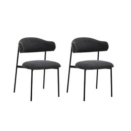 ByLiving Stuhl JERSEY, Breite 58 cm, dunkelgrau