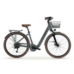 MBM Elektro-Citybike NEFELE 28 Zoll, grau