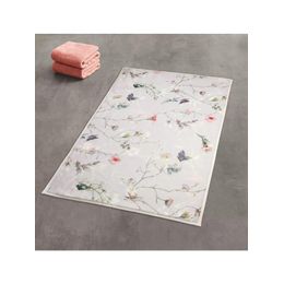 Kleine Wolke Badteppich Flores in bunt | Gr.: 50x60 cm