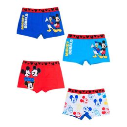 4er-Set: Boxershorts Disney Mickey Mouse in Bunt | Gr.: 98/104