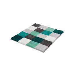 Kleine Wolke Badteppich Caro in petrol | Gr.: 55x65 cm
