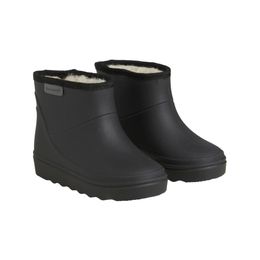 EN FANT Kinder Winterschuhe "Thermo Boots Short Solid" in Schwarz | Gr.: 27