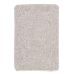 Kleine Wolke Badteppich Marco in silber grau | Gr.: 50x60 cm