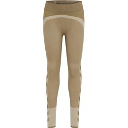 Hummel Leggings Hmlspin M&auml;dchen in SIMPLY TAUPE | Gr.: 122/134