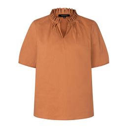 More & More More & More Kurzarmbluse in clay brown | Gr.: 42