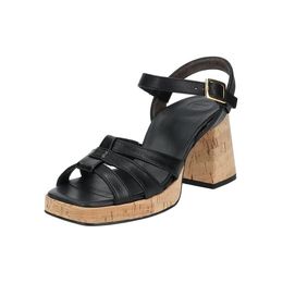 Paul Green Leder-Sandaletten in Schwarz - 69% | Gr&ouml;&szlig;e 40 | Damen-sandalen