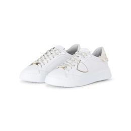 Philippe Model Low-Top Sneaker - Sneaker aus Leder - Gr. 37 (EU) - in Creme - f&uuml;r Damen
