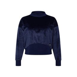 adidas Sportswear Athletic Sweatshirt 'Holidayz Cozy Velour ' female Blue size 1x