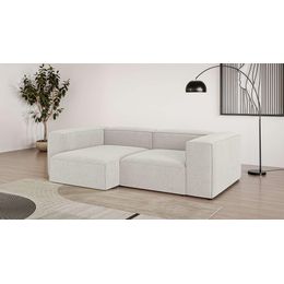 Ecksofa OTTO HOME, B:260cm H:72cm T:160cm, beige, 100% Polyester, Sofas, "XL HAILY L-Form, Modularsofa extra tief, Maße B/T/H: 260/160/72 cm", als