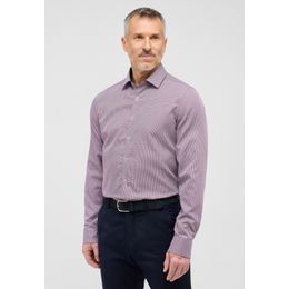 Eterna Herren Langarmhemd "SLIM FIT", lila, Gr. 40, 100% Baumwolle, Hemden, NON IRON (b&uuml;gelfrei)