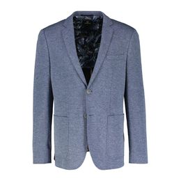 Lerros Herren Jerseysakko "Lerros Jerseyblazer in gro&szlig;en Kurzgr&ouml;&szlig;en", blau, Gr. 31, 77% Polyester, 23% Viskose, Sakkos