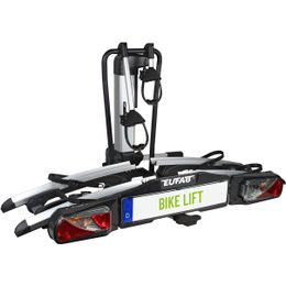 Eufab Kupplungsfahrradtr&auml;ger "Fahrradtr&auml;ger BIKE LIFT f&uuml;r 2 Fahrr&auml;der", B:135cm H:74cm T:74cm, schwarz, Fahrradtr&auml;ger, ben&ouml;tigt Dauerplus auf Pin 9