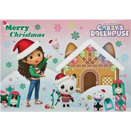 Undercover Kinder Spielzeug-Adventskalender "Gabby's Dollhouse", bunt, Kunststoff, B:42cm H:29,7cm T:3cm, Adventskalender