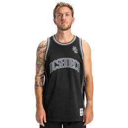 DC Shoes Herren Tanktop "Hoops", schwarz, Gr. XL, 100% Polyester, Tops