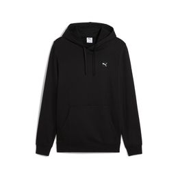 Puma Herren Kapuzensweatshirt "ESS ELEVATED HOODIE FL", schwarz, Gr. L, unifarben, Fleece, Obermaterial: 100% Baumwolle, Sweatshirts