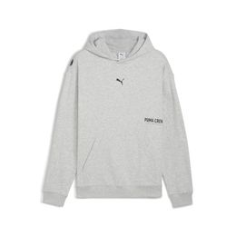 Puma Herren Kapuzensweatshirt "M GRAPHIC FRENCH TERRY HOODIE", grau, Gr. XL, Sweatware, Obermaterial: 70% Baumwolle, 30% Polyester, Sweatshirts