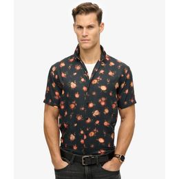Superdry Herren Kurz&auml;rmeliges Bedrucktes Hemd Orange - Gr&ouml;&szlig;e: XL 1041009000216E9Z004