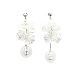 Avant-garde Paris Earrings 'Ivanasa' female Transparent size One Size