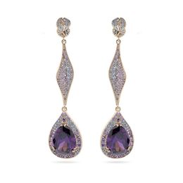Avant-garde Paris Earrings 'Ulrikela' female Purple size One Size