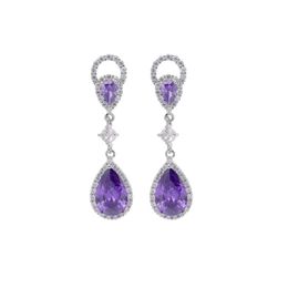 Avant-garde Paris Earrings 'Stefaniaia' female Purple size One Size
