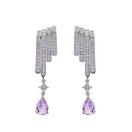 Avant-garde Paris Earrings 'Vesnaya' female Silver size One Size