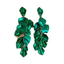 Avant-garde Paris Earrings 'Ulrikesa' female Green size One Size