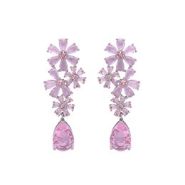Avant-garde Paris Earrings 'Natalia' female Pink size One Size