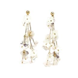 Avant-garde Paris Earrings 'Erikaa' female White size One Size