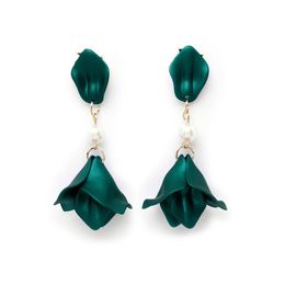 Avant-garde Paris Earrings 'Elenaa' female Green size One Size