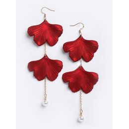 Avant-garde Paris Earrings 'Petrama' female Red size One Size