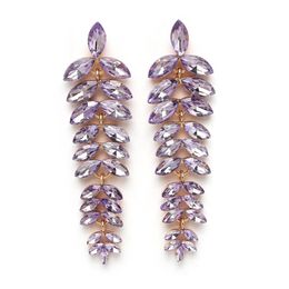 Avant-garde Paris Earrings 'Quintaya' female Purple size One Size