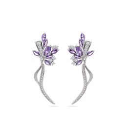 Avant-garde Paris Earrings 'Bettinala' female Purple size One Size