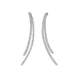 Avant-garde Paris Earrings 'Corneliasa' female Silver size One Size