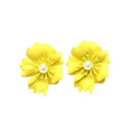 Avant-garde Paris Earrings 'Nicoletaette' female Yellow size One Size